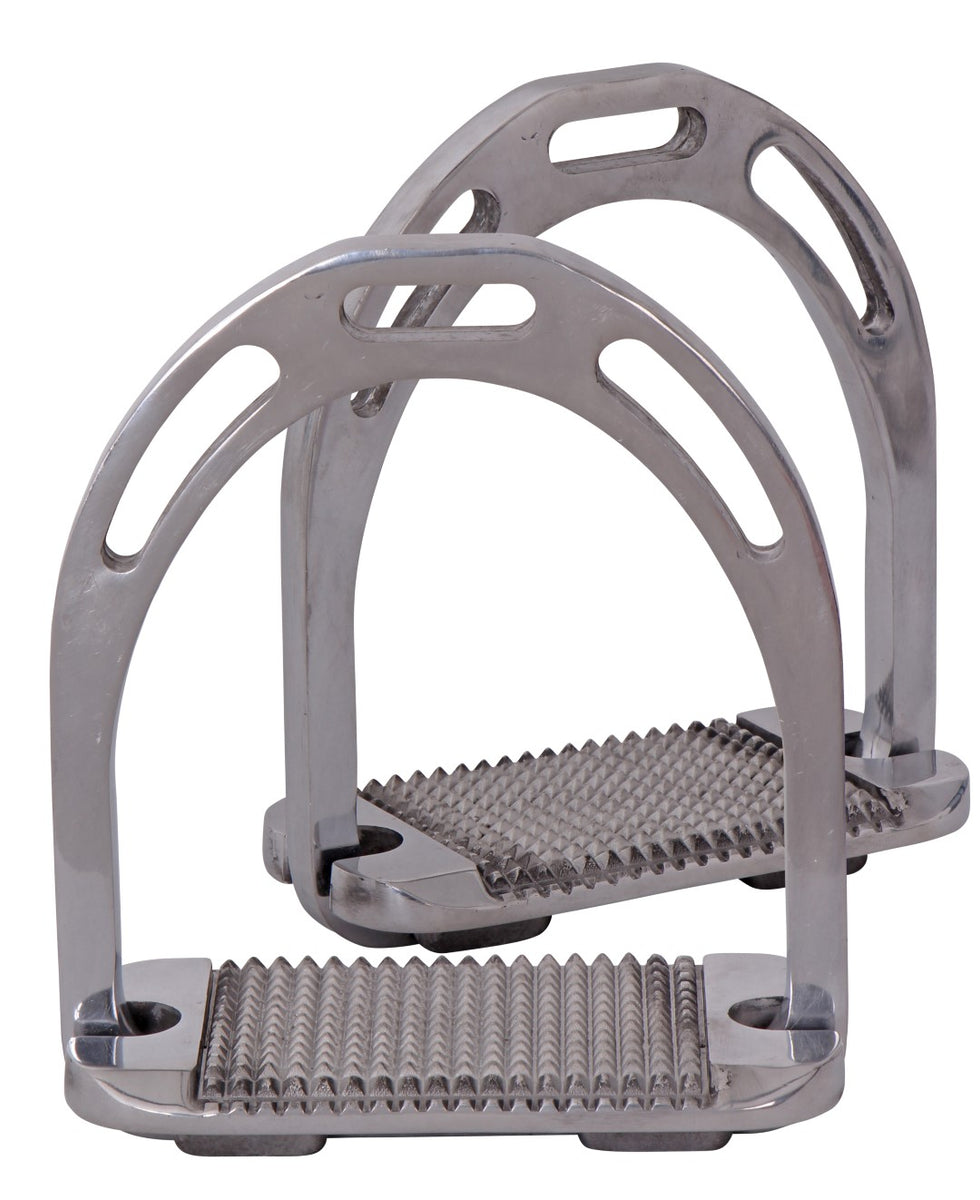 Platinum Lightweight Aluminium Stirrups - Silver – Outback Saddlery