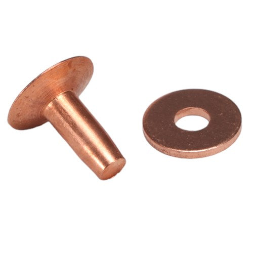 8 Gauge Copper Rivets - Mixed Sizes 30 Pack – Outback Saddlery